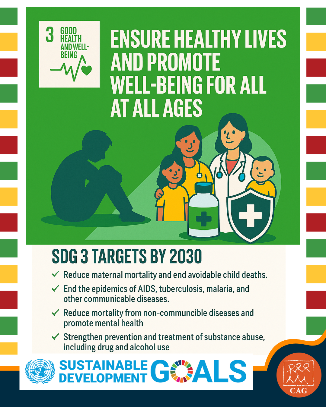Sustainable Development Goals (SDGs)- Good health and well-being | CAG